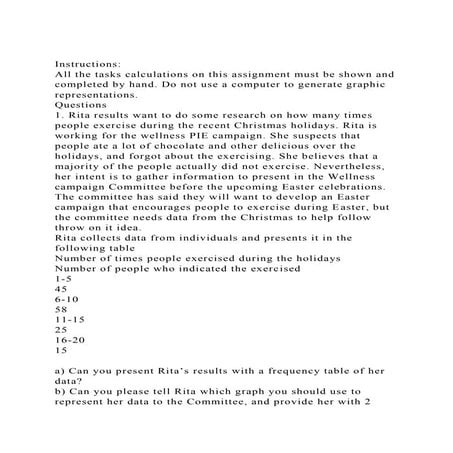 InstructionsAll the tasks calculations on this assignment must .docx