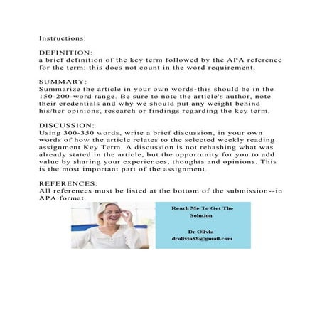 InstructionsDEFINITION a brief definition of the key term fo.docx