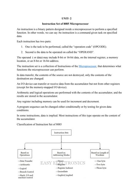 MPMC UNIT-2.pdf | Programming Languages | Computing