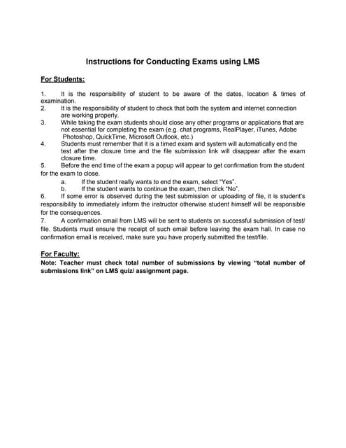 Getting started with NUST LMS | PDF