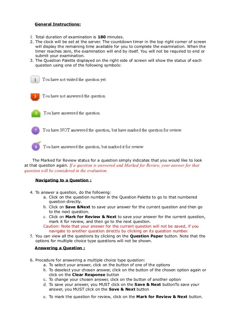 Instructions For Online examination instructions-for-online-examination