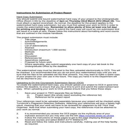 Instructions for submission of project report BS831 & BS832 | DOCX