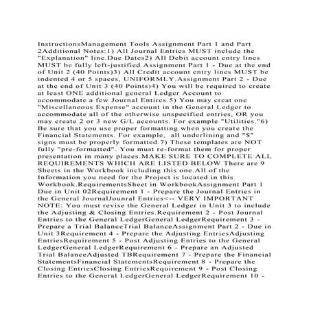 InstructionsManagement Tools Assignment Part 1 and Part 2Additiona.docx