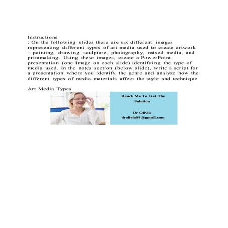 Instructions On the following slides there are six different | PDF