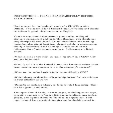 INSTRUCTIONS – PLEASE READ CAREFULLY BEFORE RESPONDING. Nee.docx