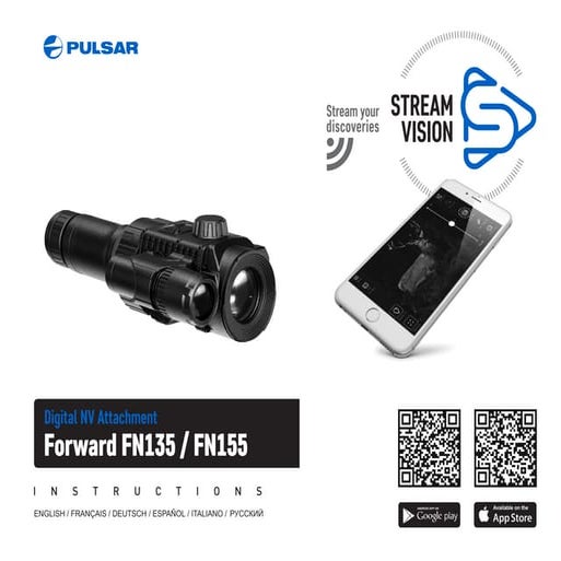 Instruction manual | Pulsar Forward Digital NV | Optics Trade | PDF