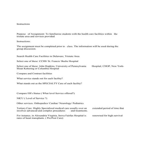 InstructionsPurpose of Assignment- To familiarize students with the he.docx