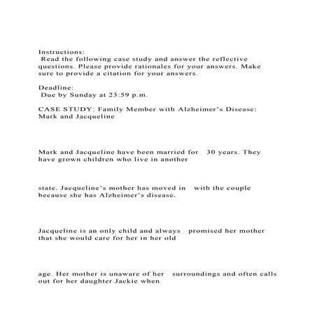 Instructions Read the following case study and answer the ref.docx