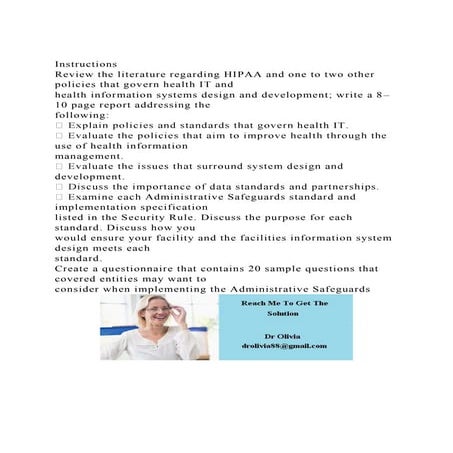 InstructionsReview the literature regarding HIPAA and one to two.docx