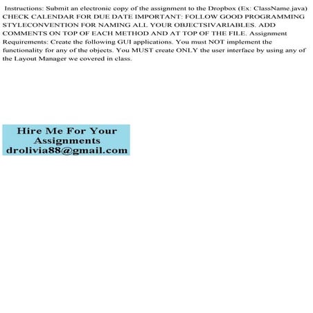 Instructions Submit an electronic copy of the assignment to the Drop.pdf