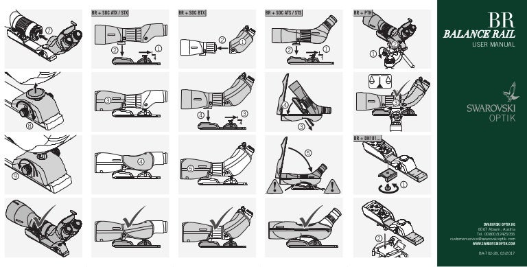 Instruction Manual | Swarovski BR balance rail | Optics Trade