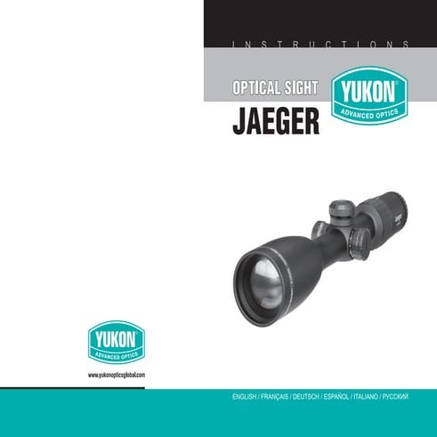 Instructions YUKON Jaeger Optical Sights | Optics Trade | PDF