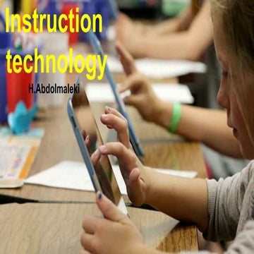 Instruction technology | PPTX | Smartphones | Consumer Electronics