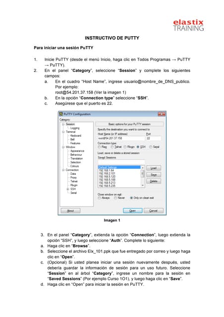 Putty basic setting | PDF