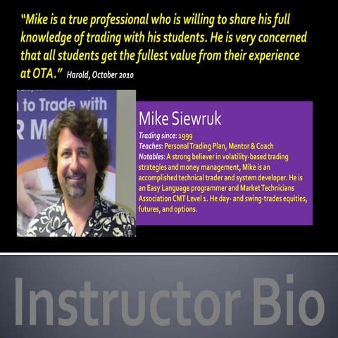 Instructor Bios1205 | PPTX