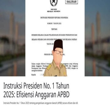 Instruksi Presiden No. 1 Tahun 2025 Efisiensi Anggaran APBD.pptx