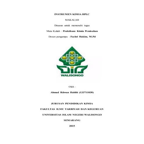 KEL 1 KCKT KAI.pptx. kromatografi cair kinerja tinggi | PPTX