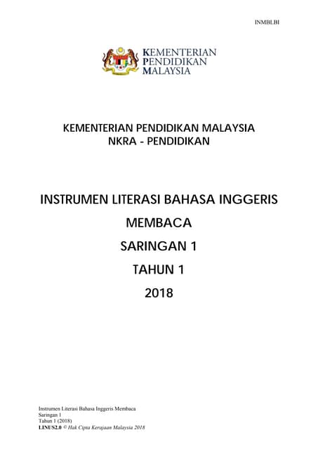 INSTRUMEN MEMBACA Saringan 1 Tahun 2 2018.pdf