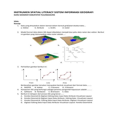 Instrumen spatial literacy sistem informasi geografi rev | PDF
