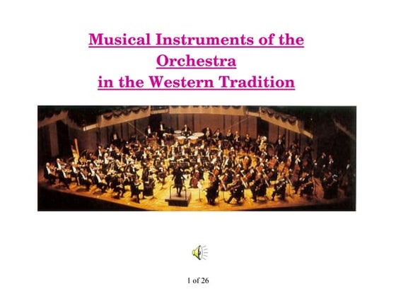 The four instrument families of the orchestra! | PPT