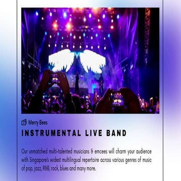 Instrumental live band | PPTX