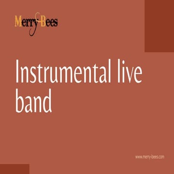 Instrumental live band | PPTX