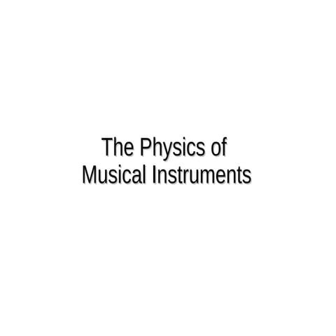 Instrument and waves | PPT