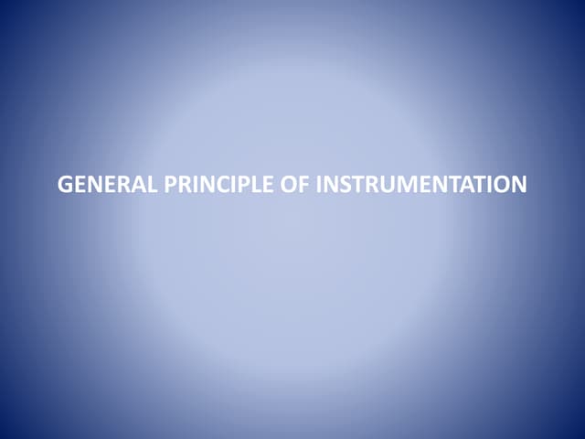 Instrument Transfer | PPTX