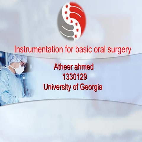 Oral Surgery- Basic Instruments for Exodontia | PDF