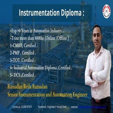 Instrumentation - Introduction.pdf TRAINING | PDF