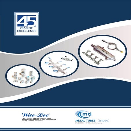 Instrumentation fittings catalog | PDF