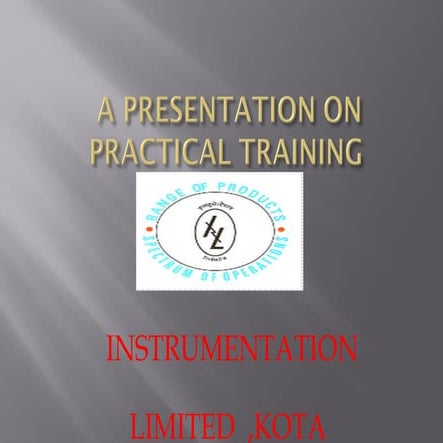 Instrumentation limited kota | PPT | Technology & Computing