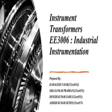 Instrumentation Transformer_Instrumentation.pptx