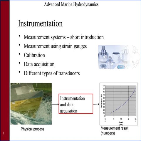 Instrumentation of advanced marine hydrodynamics | PPTX