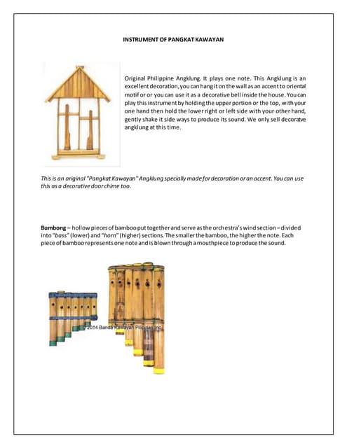 Kalinga ethnic instruments | PPTX