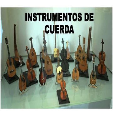 Instrumentos de cuerda | PPTX