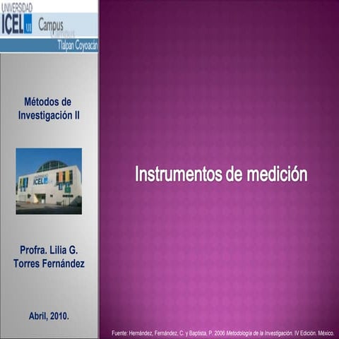 Instrumentos de medición | PPT