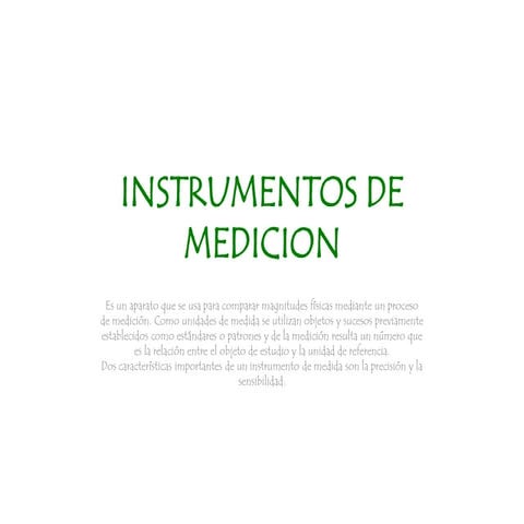 Instrumentos de medicion. jeniffer y jhon | PPTX