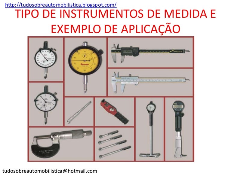 Instrumentos de medida e exemplos de aplicação