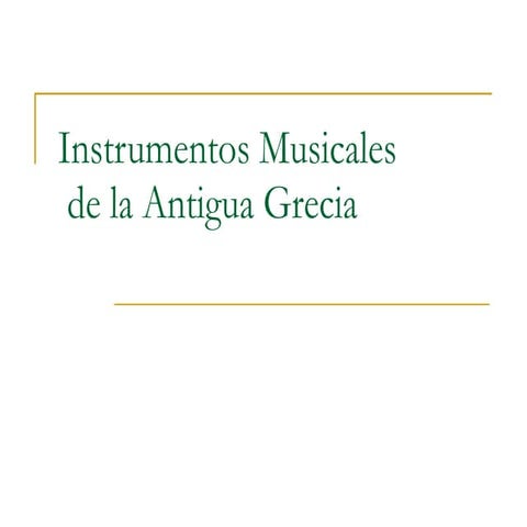 La música en grecia | PDF