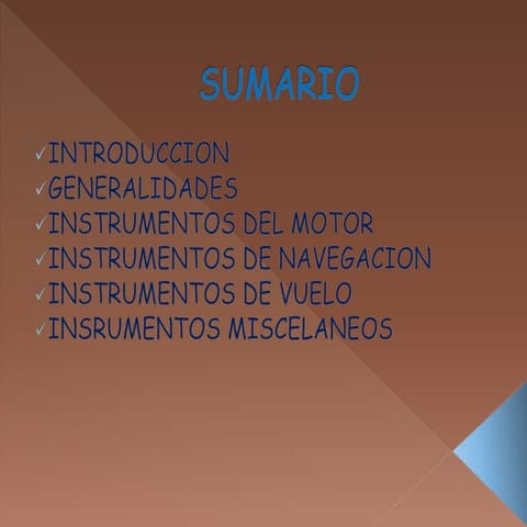 Instrumentos de Vuelo | PPT