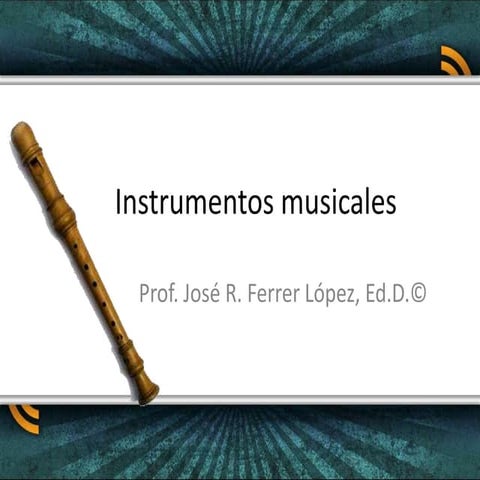 Instrumentos Musicales | PPTX