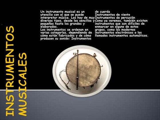 Básicos de instrumentos musicales méxico | PPT