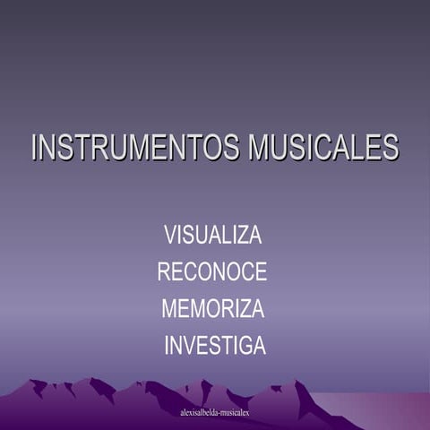 Instrumentos musicales | PPT