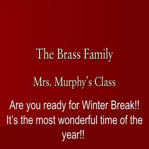 Brass Instruments | PPT