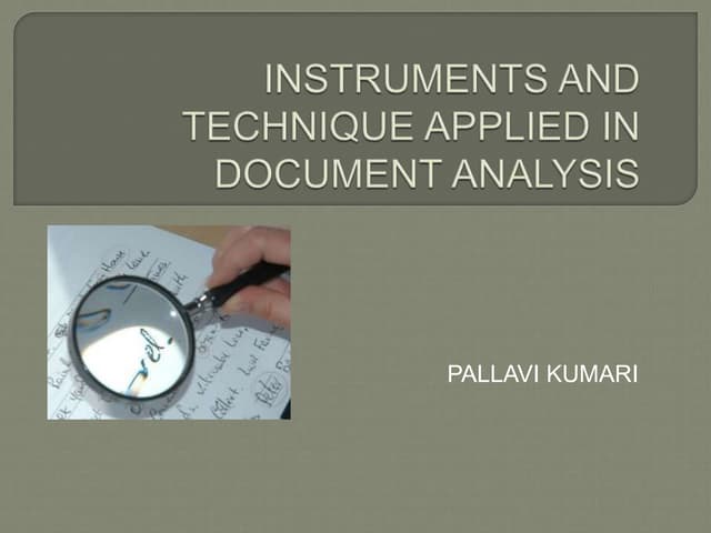 FORENSIC 4-QUESTION DOCUMENT EXAMINATION | PPTX | Cameras and ...