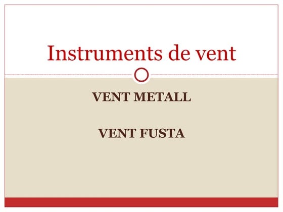 Instruments musicals | PPT