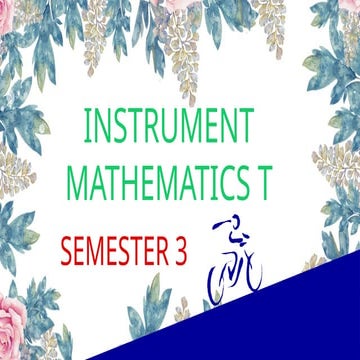 INSTRUMENT SEMESTER 3 MATHEMATICS T.pptx