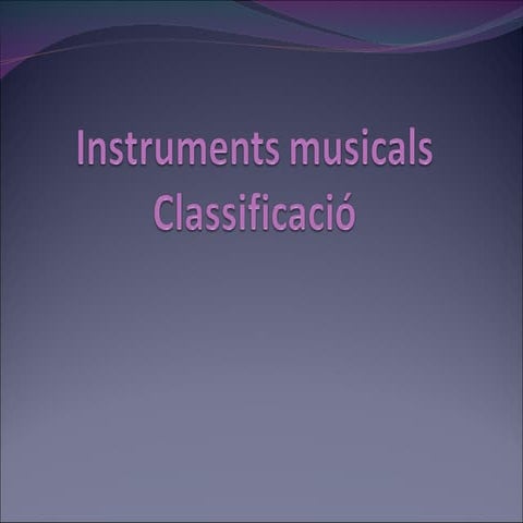 Instruments musicals | PPT