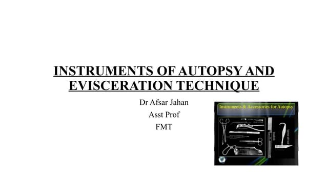 Presentation autopsy incisions-.pptx. Dr. Haricharan MD RIMS Imphal ...